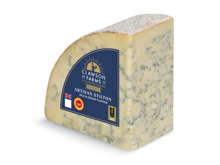 Clawson Farms Reserve Artisan Blue Stilton 454g - Clawson Farms