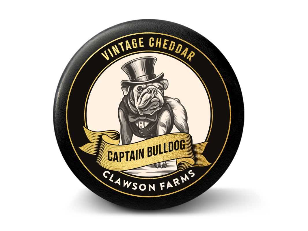 Clawson Farms Captain Bulldog Vintage Cheddar - Clawson Farms